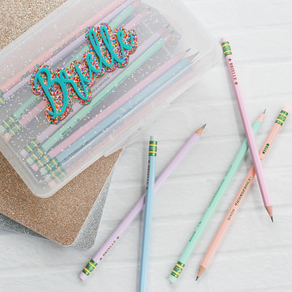 Pencil Box Name Plates - Pomp & Revel