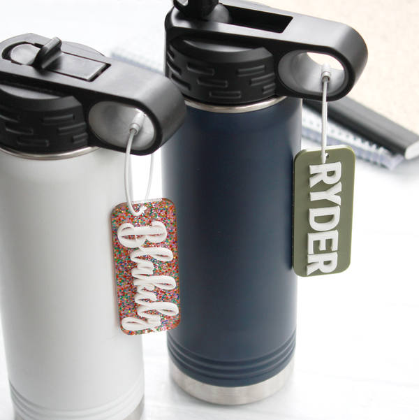 Water Bottle Name Tags - Pomp & Revel