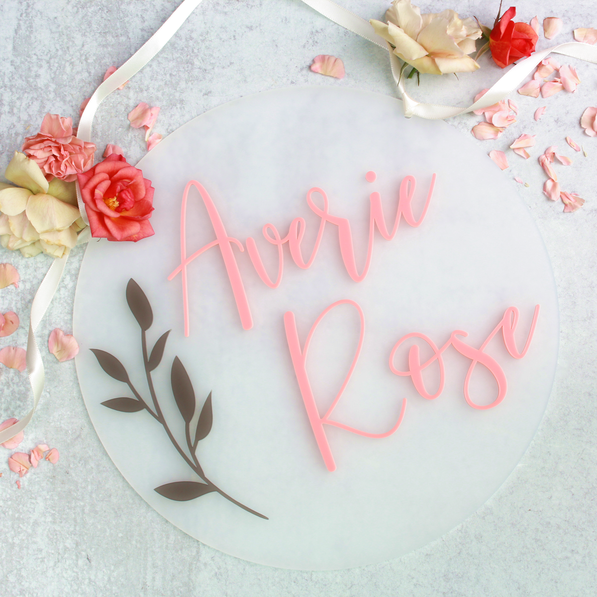 Acrylic Name Sign - Pomp & Revel