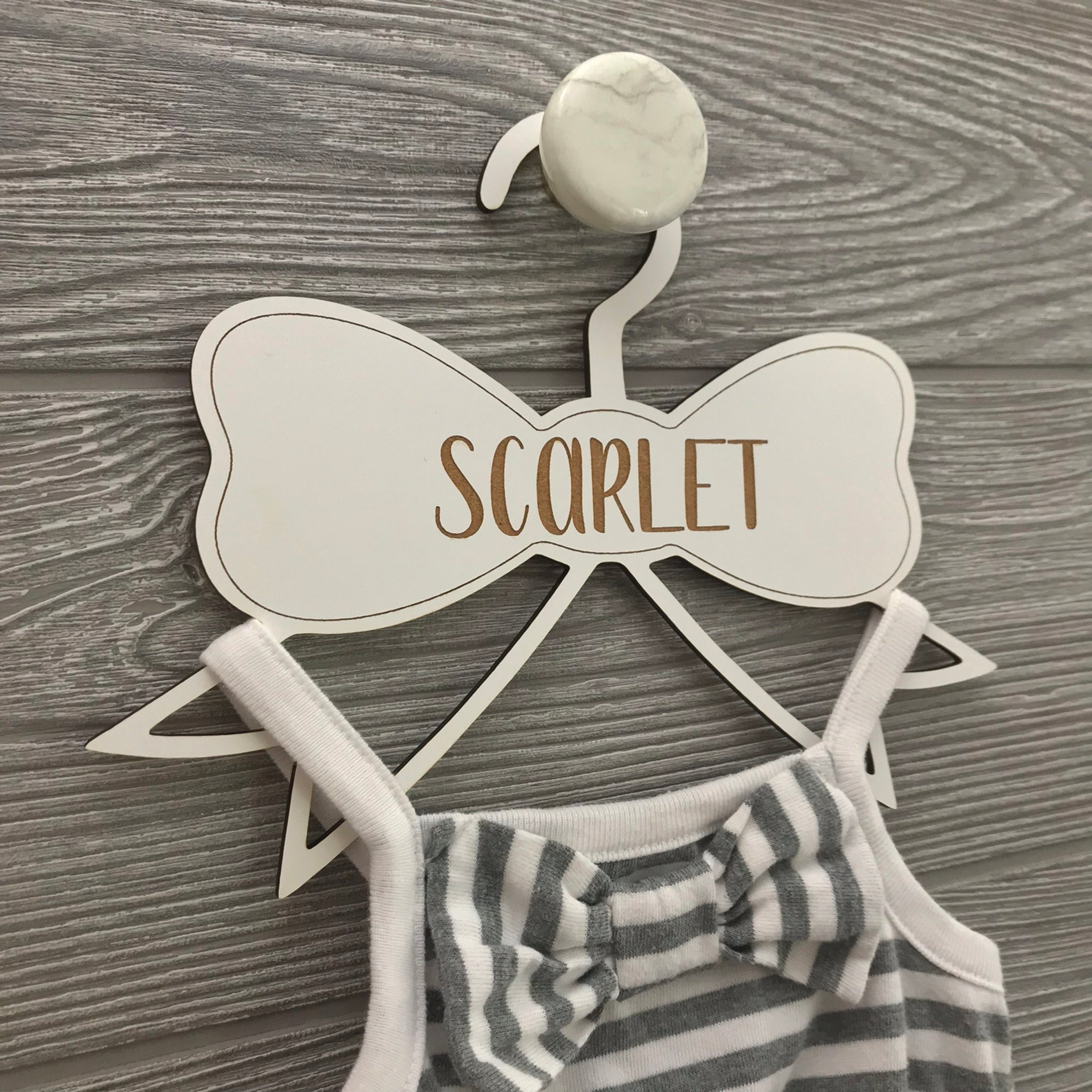 Personalized Bow Hanger - Pomp & Revel