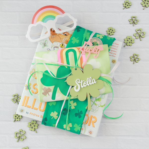 Wood Lucky Clover Gift Tag - Pomp & Revel