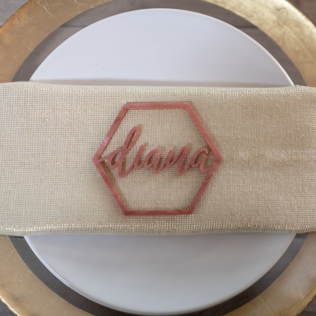 Geo Collection Place Cards - Pomp & Revel