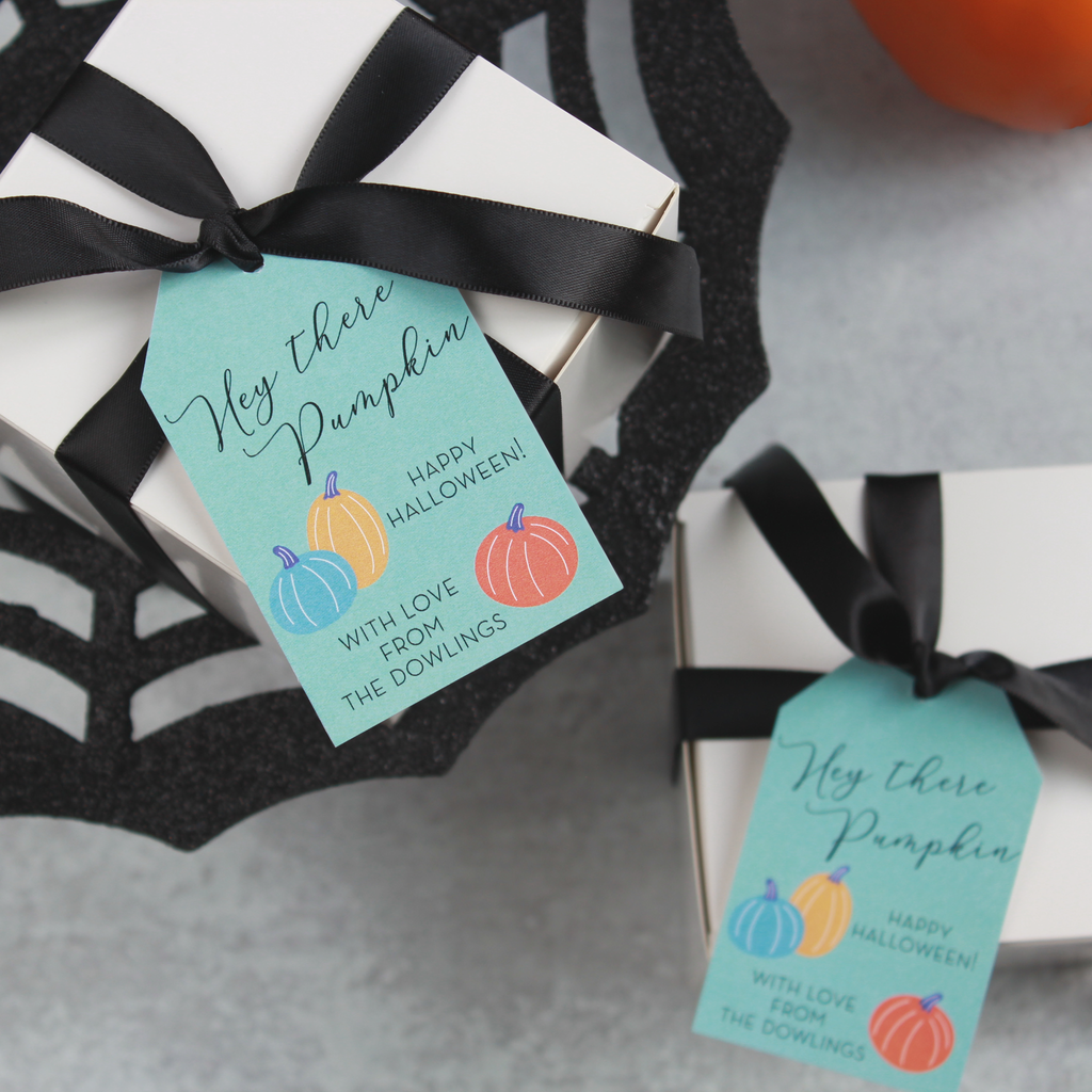 Hey there Pumpkin - PRINTABLE Halloween Tags - Pomp & Revel