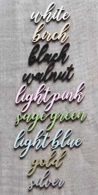 Custom Script Name Wall Hanging - Pomp & Revel