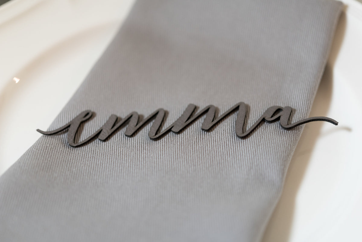 Script Place Cards - Pomp & Revel