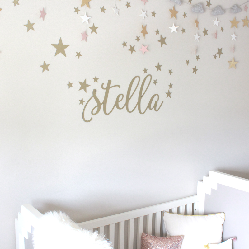 Custom Script Name Wall Hanging - Pomp & Revel