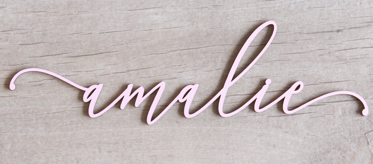 Custom Script Name Wall Hanging - Pomp & Revel