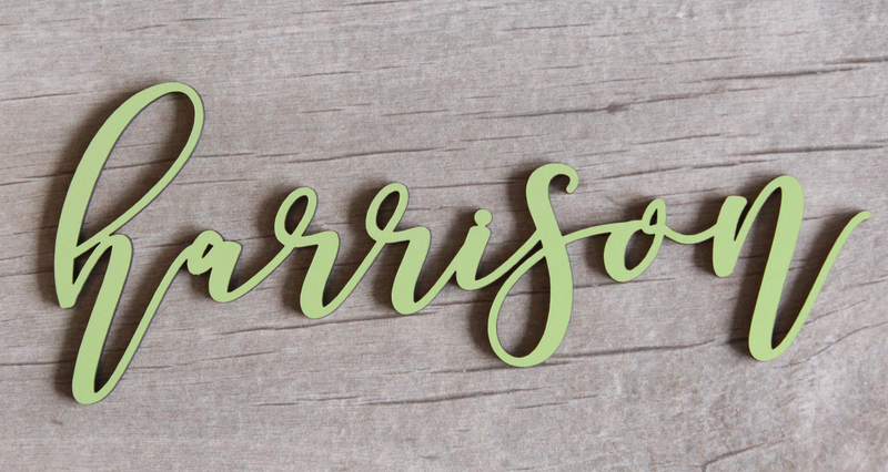 Custom Script Name Wall Hanging - Pomp & Revel