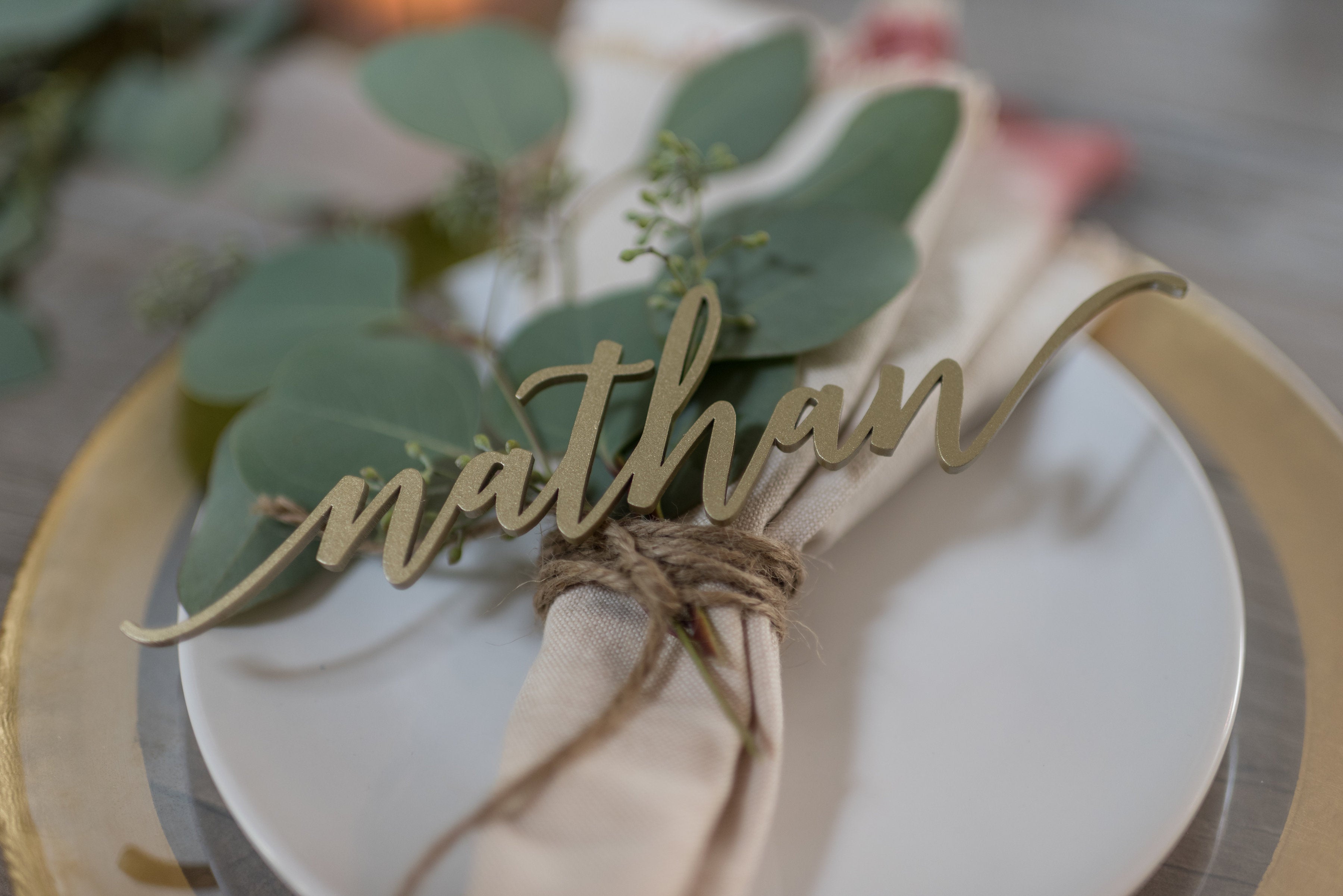 Script Place Cards - Pomp & Revel