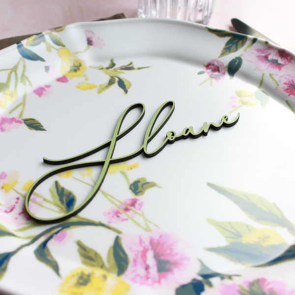 Spring Script Place Cards - Pomp & Revel