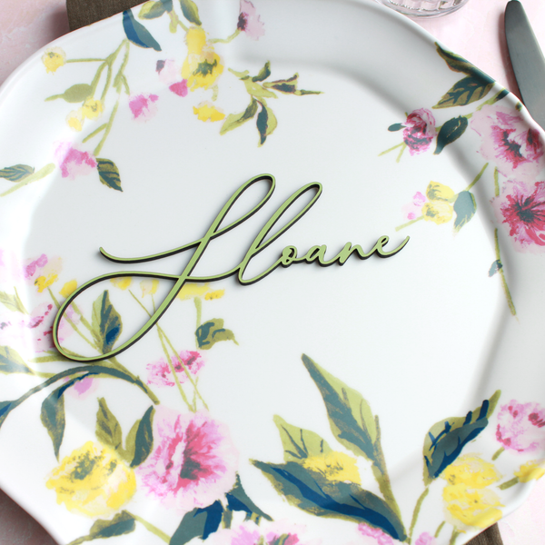 Spring Script Place Cards - Pomp & Revel